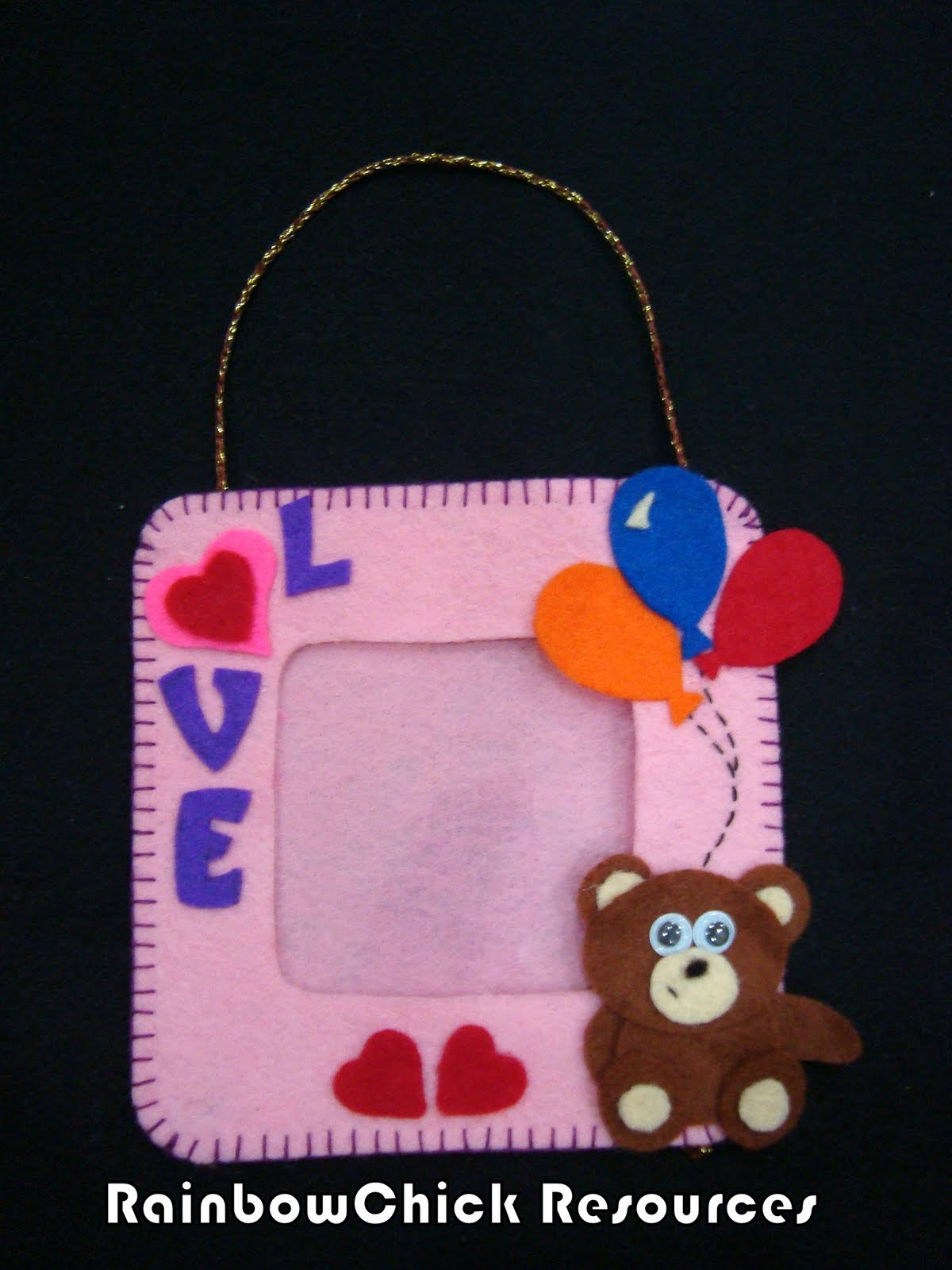 .: Felt Photo Frame in house