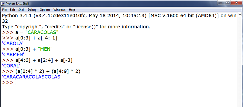 APRENDER A PROGRAMAR CON PYTHON: STRINGS