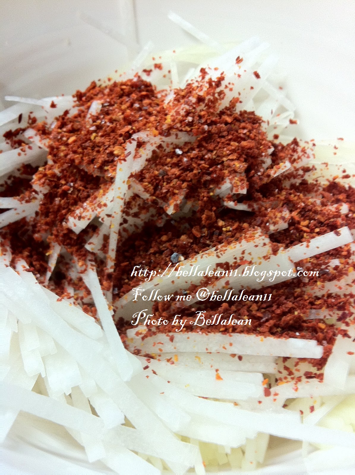 BELLALEAN: Radish Kimchi