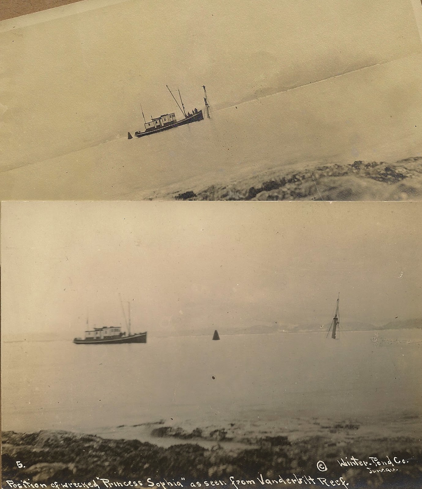 Saltwater People Log: The Sinking of the PRINCESS SOPHIA 1918