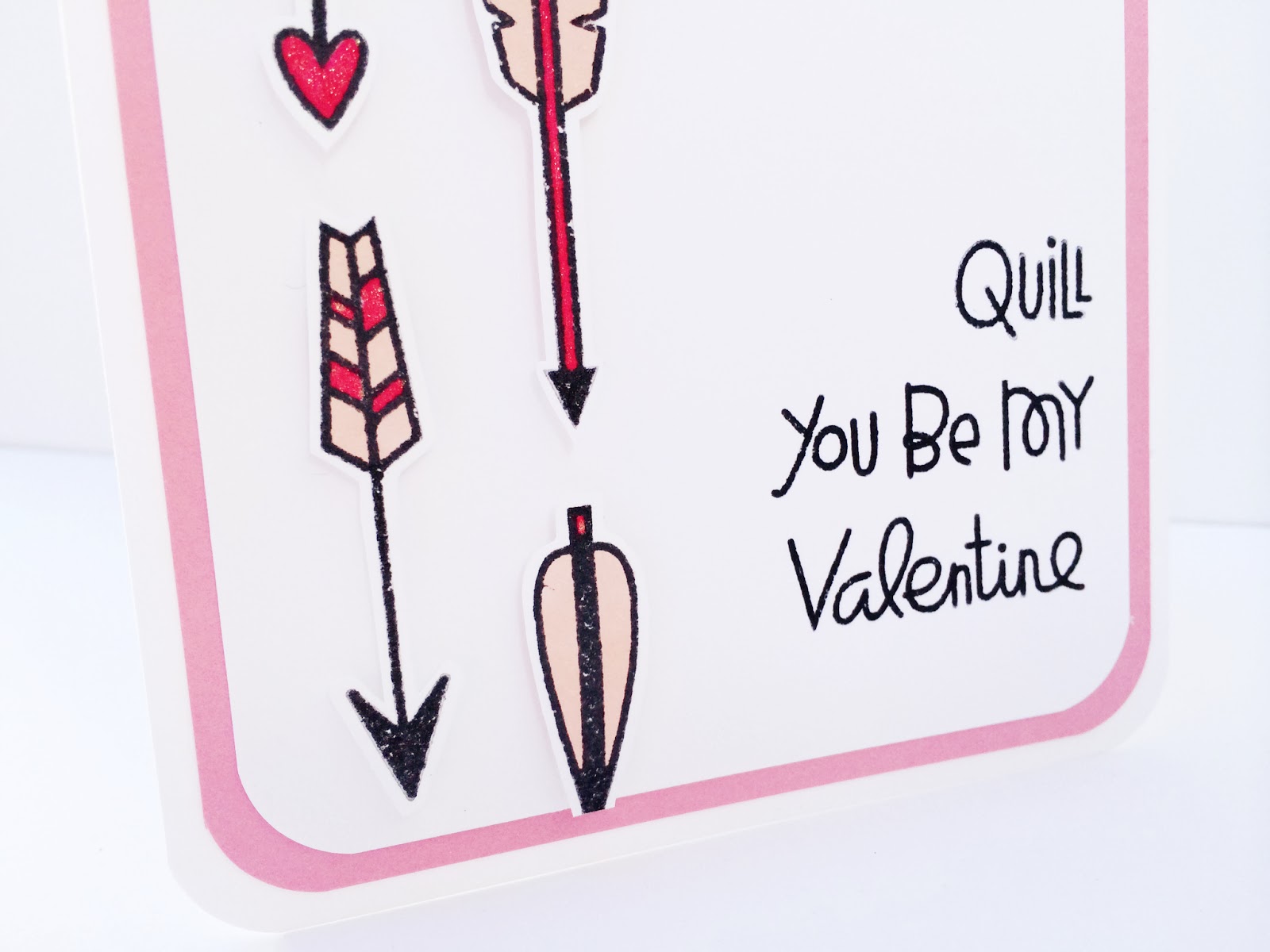 Stamp Fever: Quill You Be My Valentine