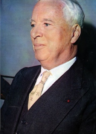 Color photo, 1959 ~ Discovering Chaplin