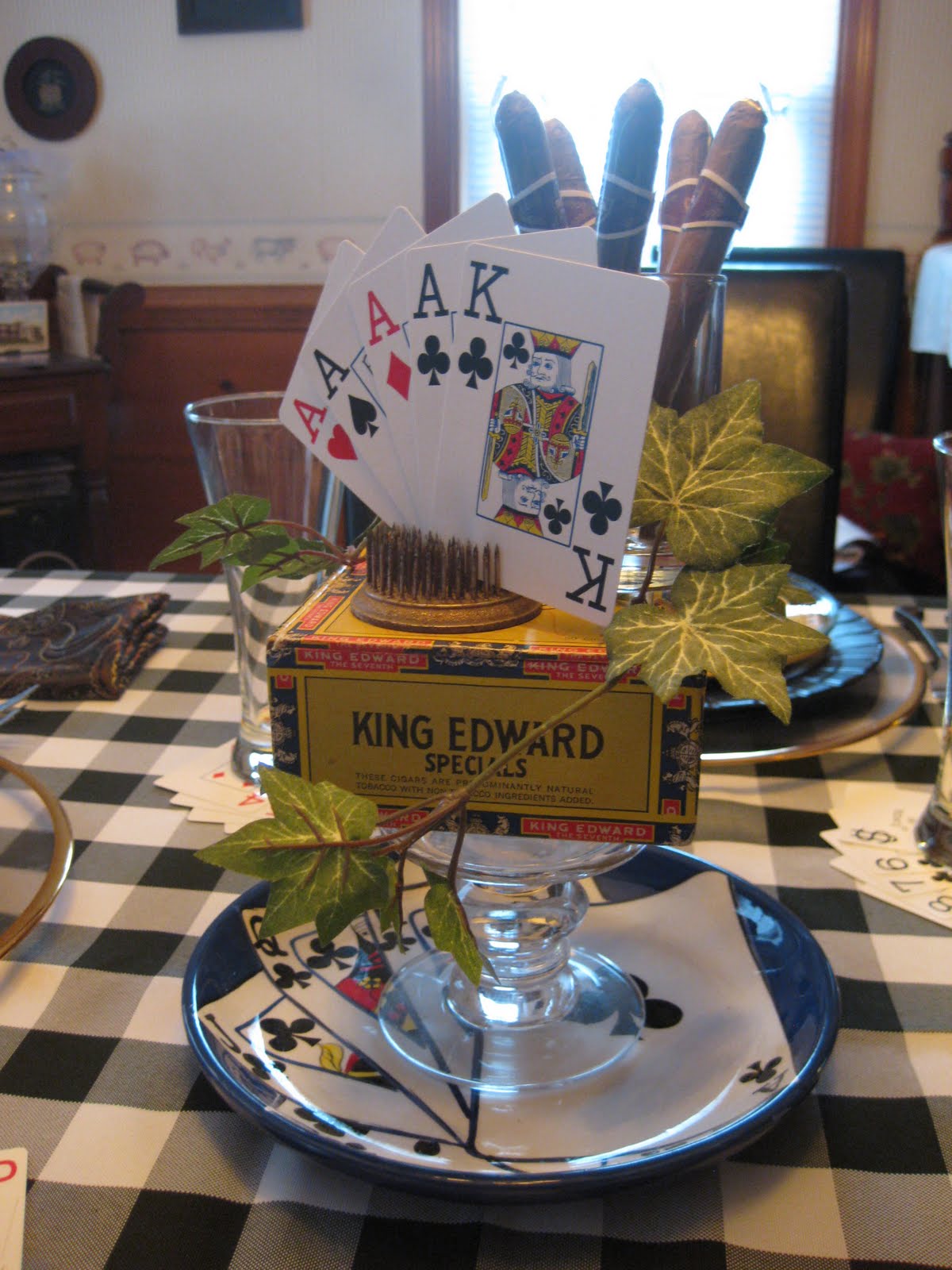 Mid-Atlantic Martha: Hubby's Birthday Tablescape