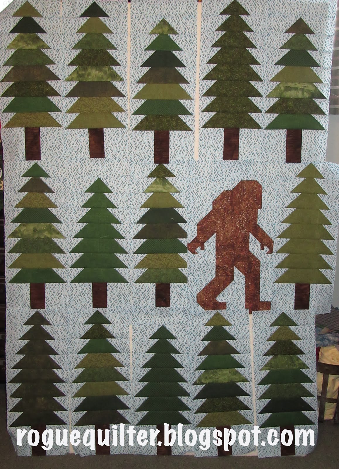 rogue quilter: In the forest with Sasquatch