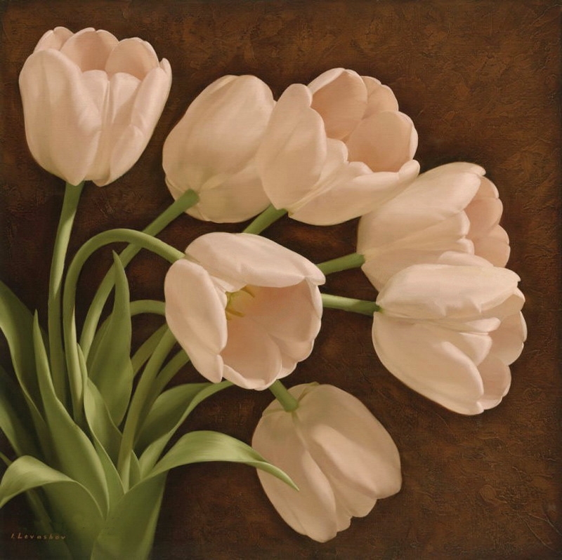 El arte es su máxima expresión : Cuadros Con Flores En Color Blanco ...