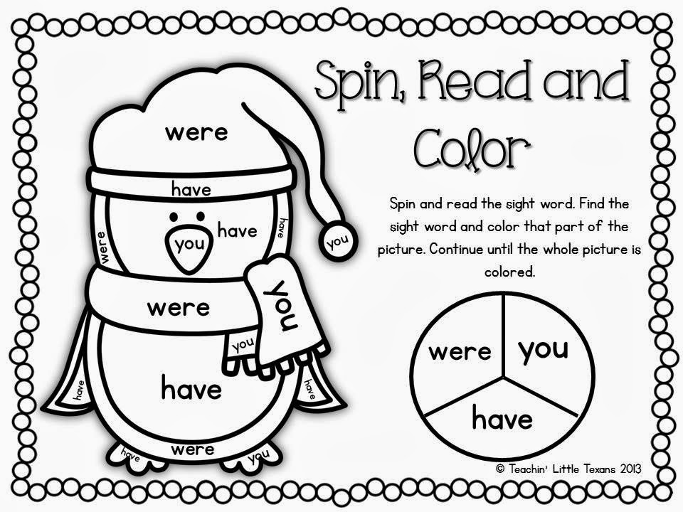 Teachin' Little Texans: Baby, it's cold outside! {Winter Freebie}