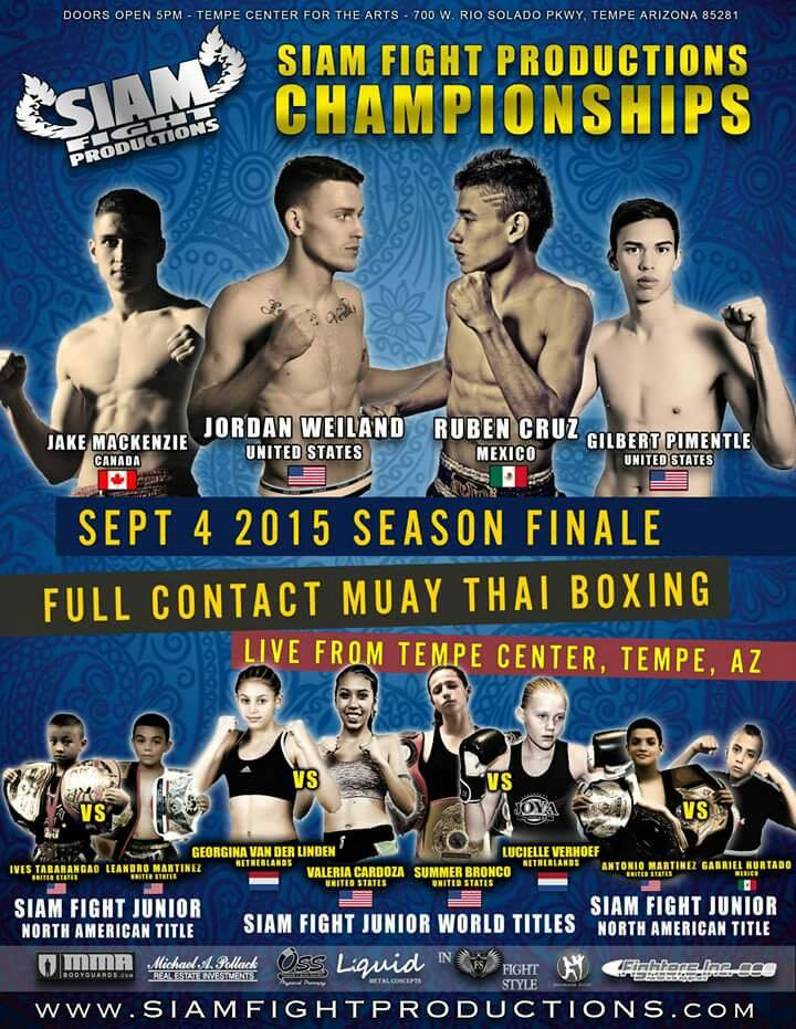 Thai Boxing Sport Mexico: SIAM FIGHT PRODUCTIONS CHAMPIONSHIPS