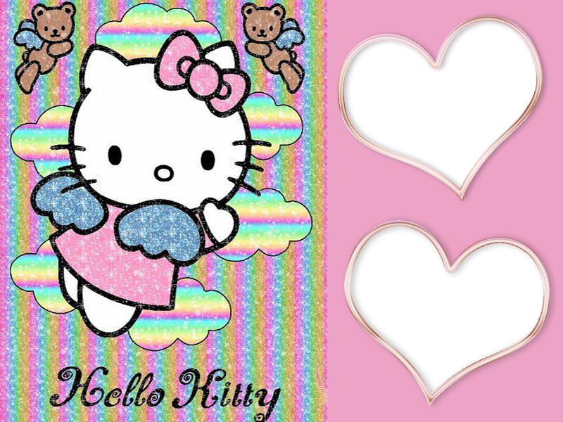 Delicados Marcos de Hello Kitty, todos en Png. ~ Marcos Gratis para Fotografías.