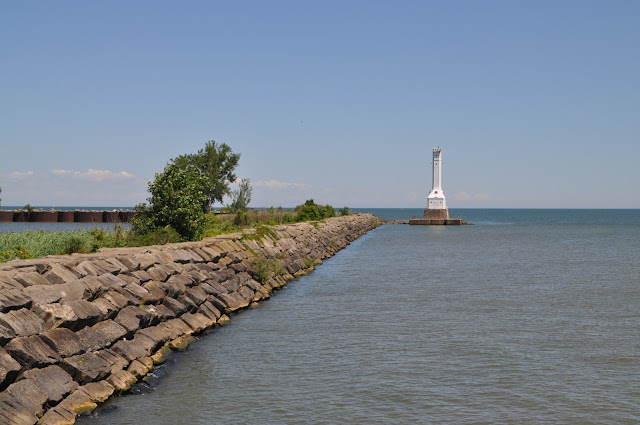 WC-LIGHTHOUSES: HURON HARBOR LIGHTHOUSE-HURON, OHIO