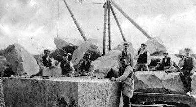 Tour Scotland: Old Photograph Rubislaw Quarry Scotland