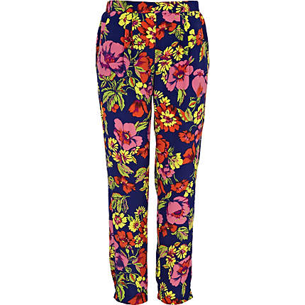 secretstylist: floral trousers