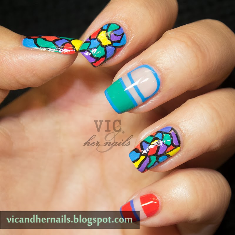 Vic and Her Nails: VicCopycat - Manicurator's Mosaic Nail Art