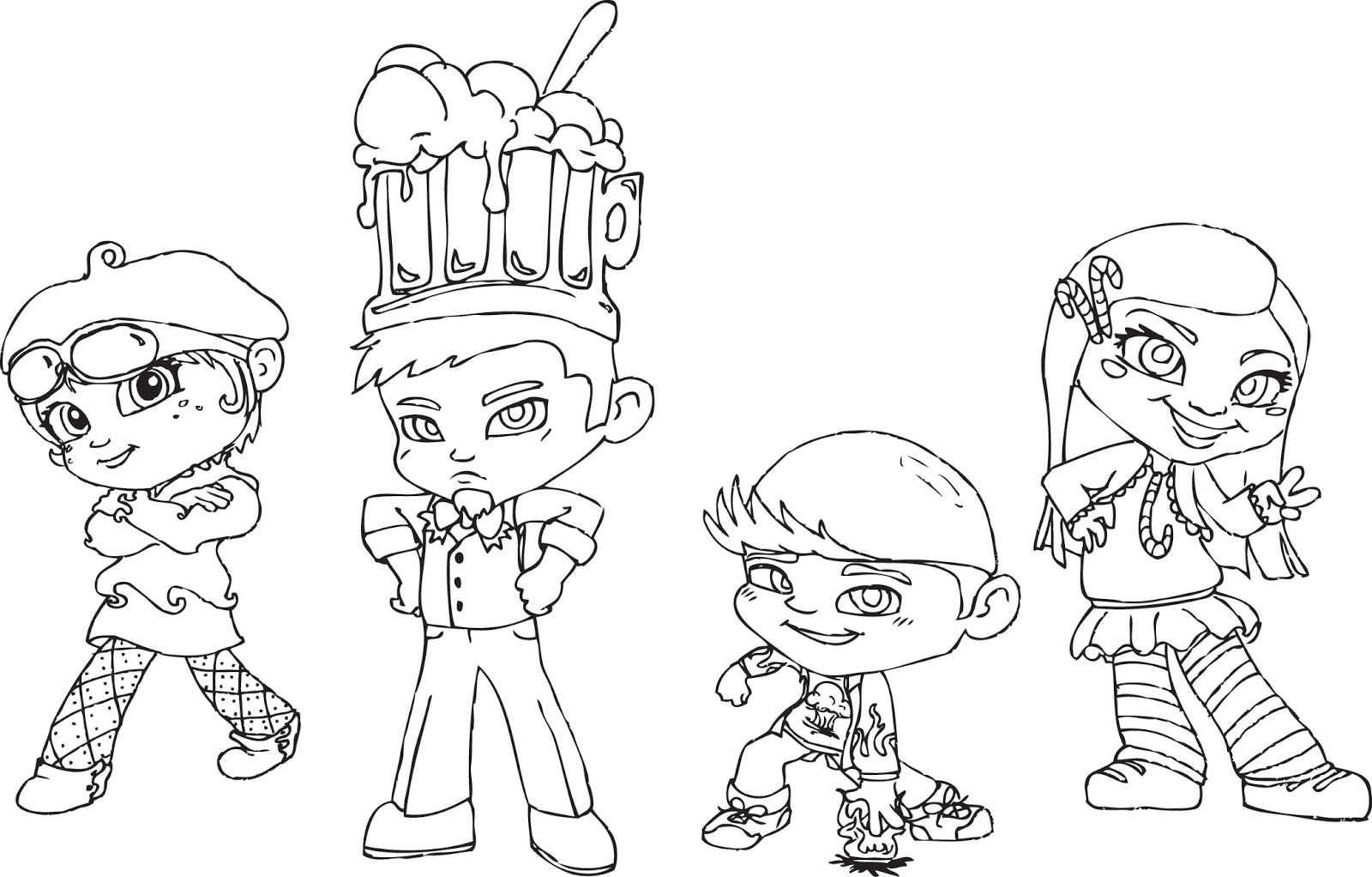 Wreck It Ralph Sugar Rush Racers Coloring Pages