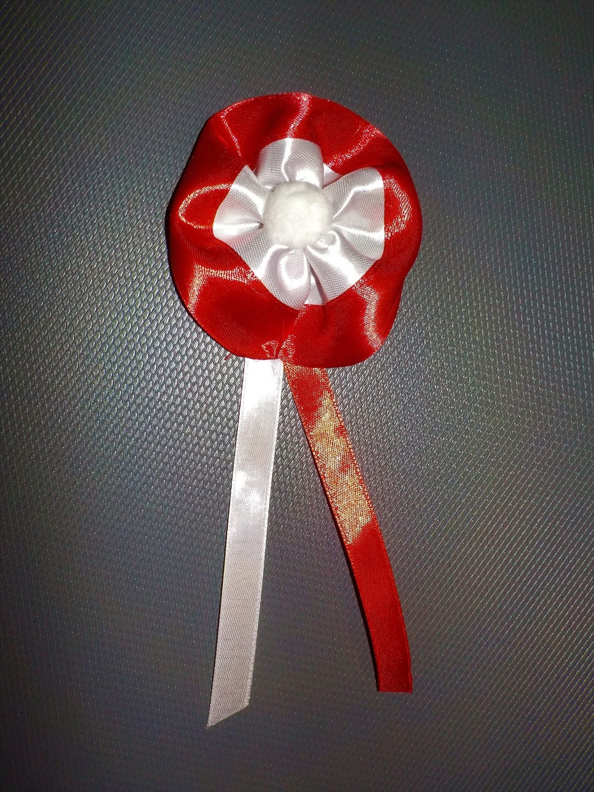 Kokarda Narodowa z wstążki