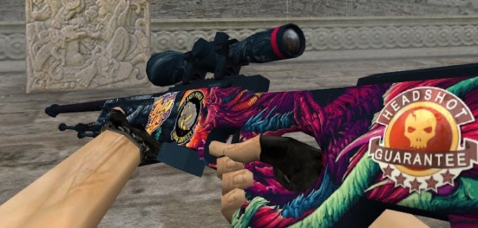 Skin AWP - Hyper Beast com Stickers (CS:GO) HD para CS 1.6 - CS Revo!