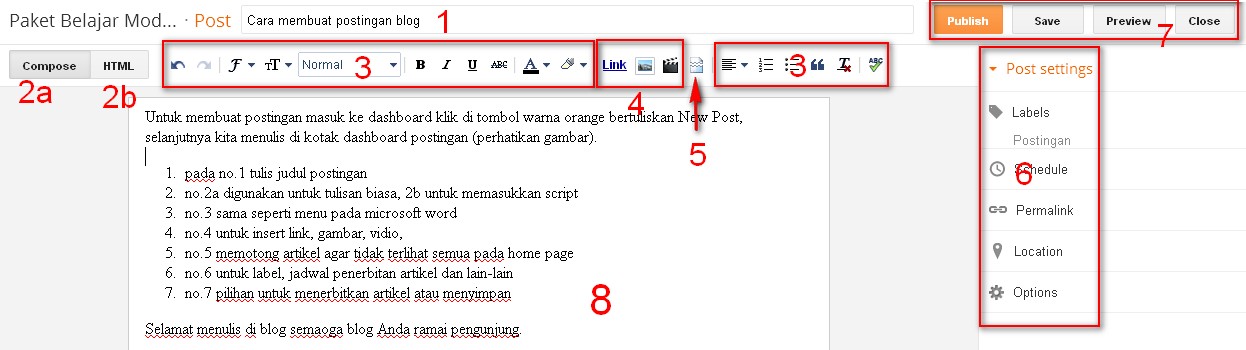 Paket Belajar Modifikasi Template Blog Full