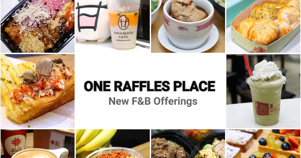 PinkyPiggu: Guide To New F&B Offerings At One Raffles Place!