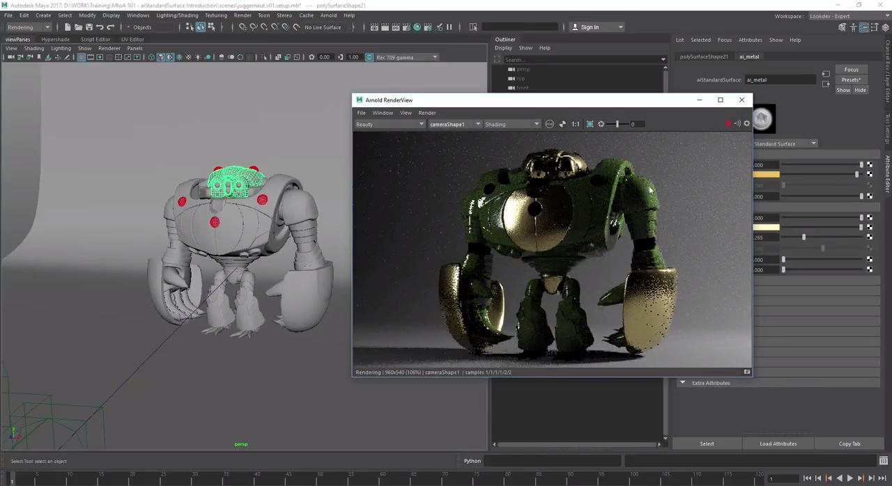 Ai standard surface maya - riverraf