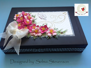 Selma's Stamping Corner and Floral Designs: Pretty Cosmos Decorated Box