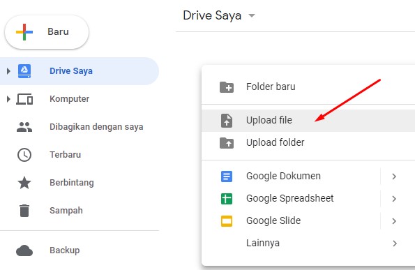 Cara Memakai Google Drive Untuk Menyimpan File