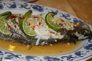 Steamed Fish In Lemon Sauce / Plaa Noong Manao | Thai Recipes