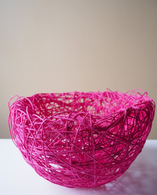 The Tiny Funnel: String Nest Bowl for Easter