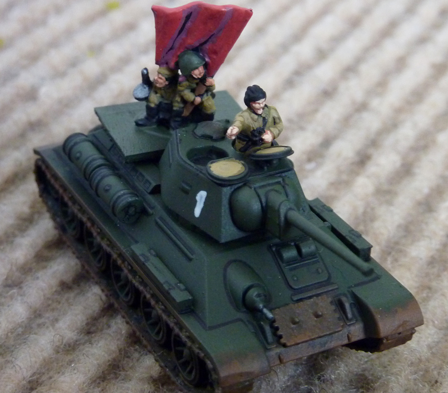 Analogue Hobbies: From ReneV: 15mm WWII Soviet Tank Riders (45 points)