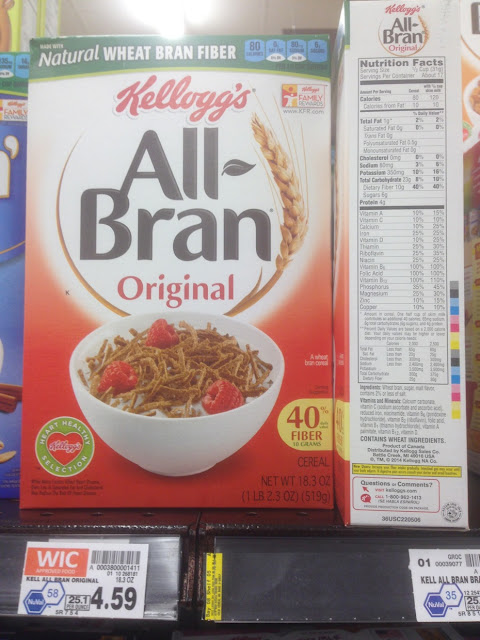 Healthy Grocery: All-Bran Original Cereal, Kellogg's - Kroger