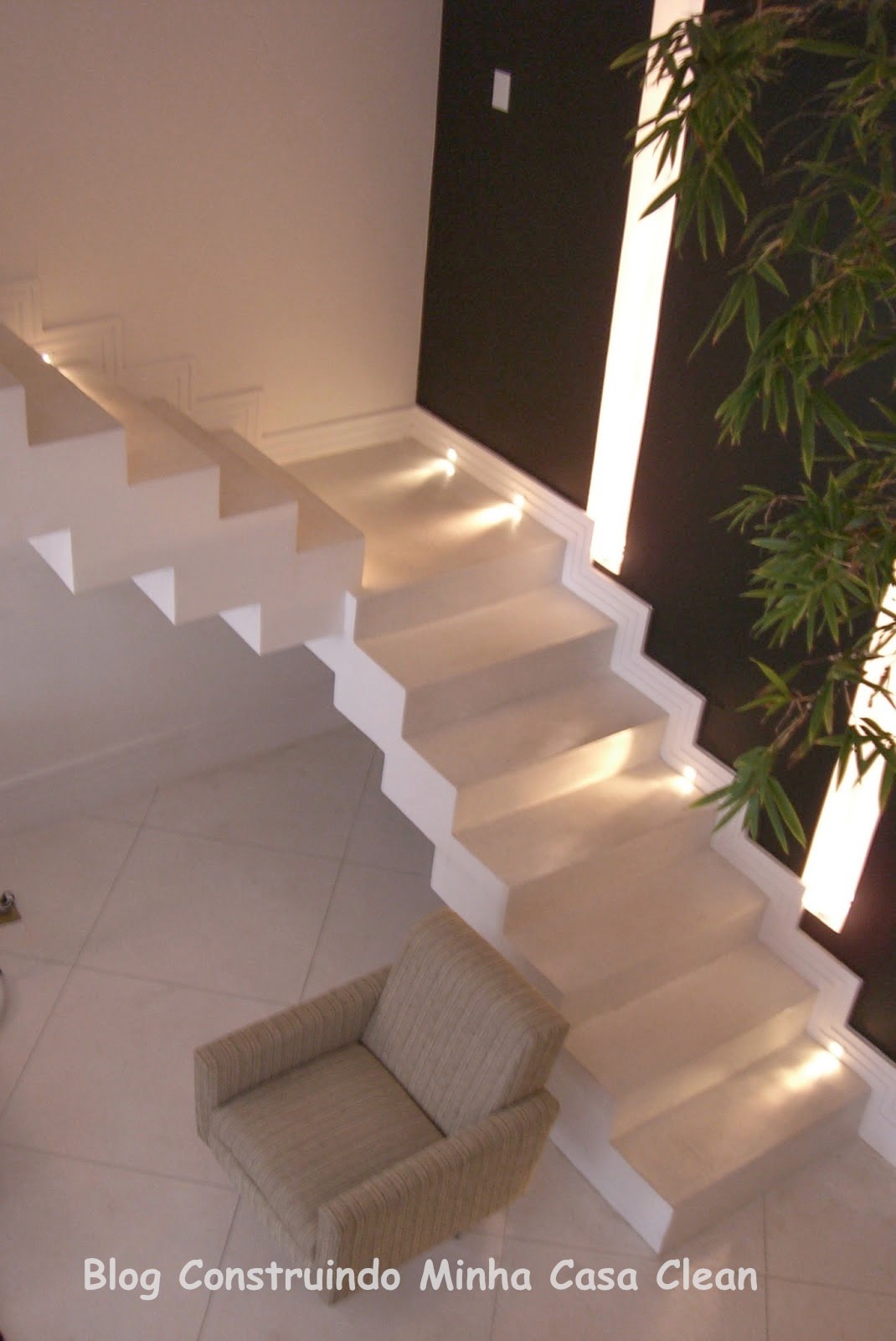 Construindo Minha Casa Clean: 20 Escadas Modernas com Iluminação!!!
