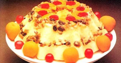 Kookkuns: Diplomaatpoeding / Diplomate au Bavarois / Diplomat pudding