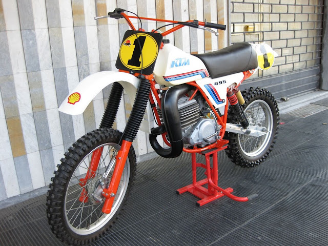 MOTORCYCLE 74: Vintage KTM motorcycles