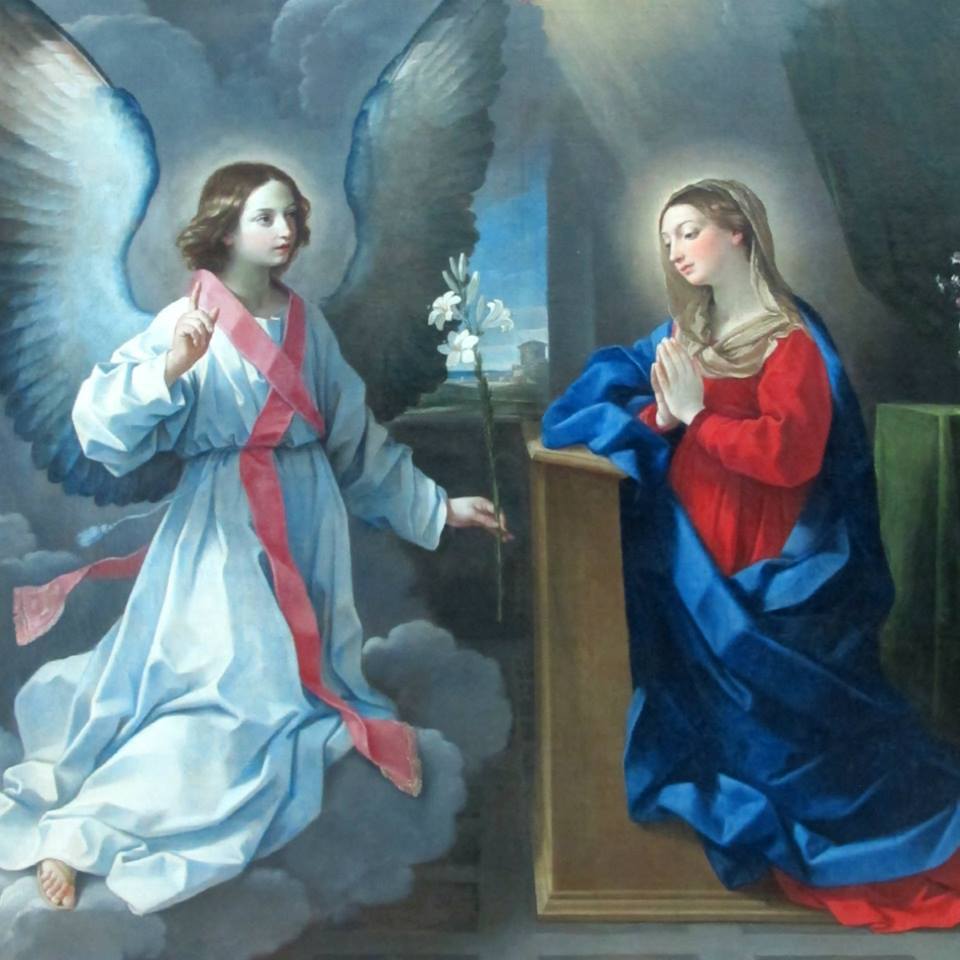 A Catholic Notebook: Annunciation - St. Bernard