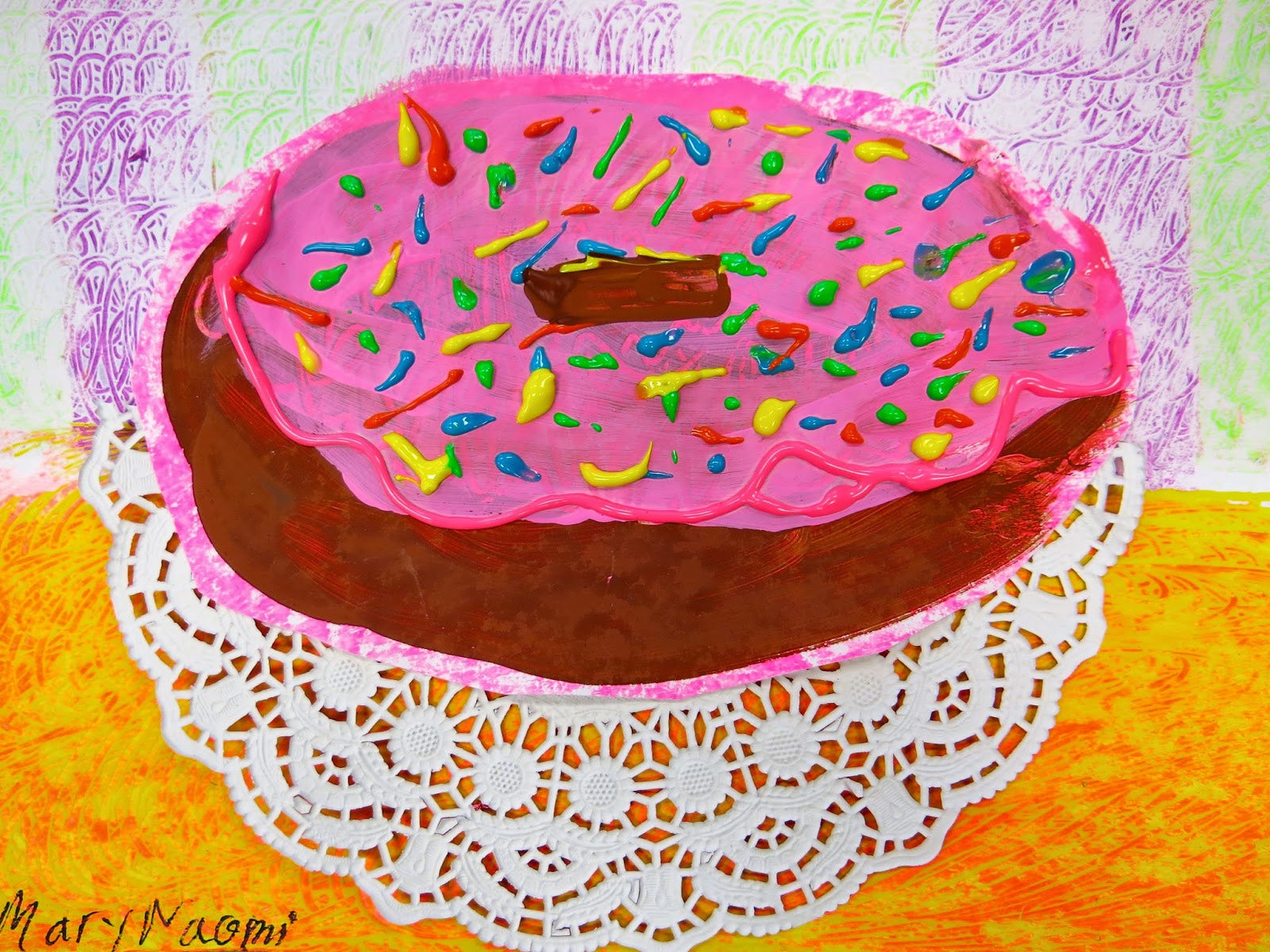 Cassie Stephens: donut painting