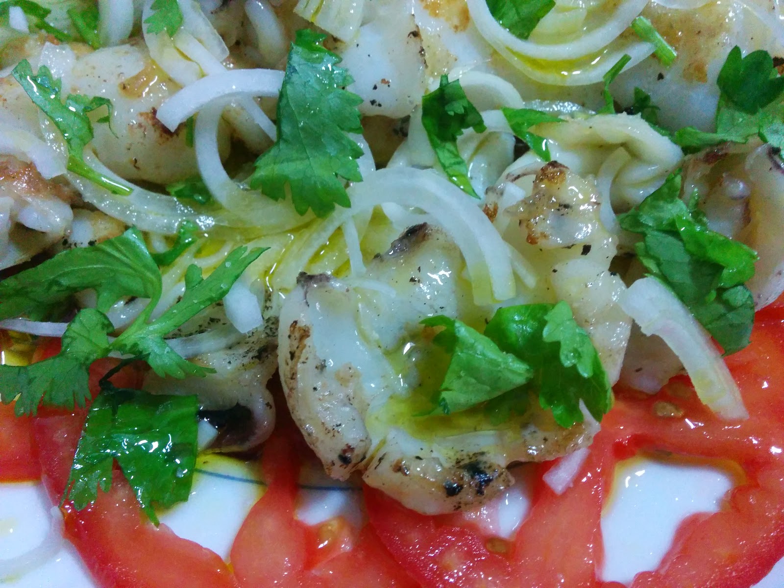 LALOCURA DE KOCINAR: CHOCOS ASADOS Y ALIÑADOS