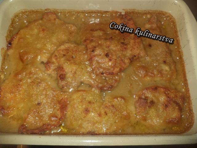 Cokina kulinarstva: SNICLE U SOSU