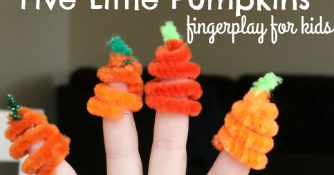 Five Little Pumpkins Fingerplay for Preschoolers | School Time Snippets