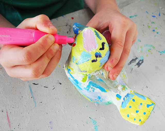 Jules Madden: DIY Craft Tutorial: Plaster Birds