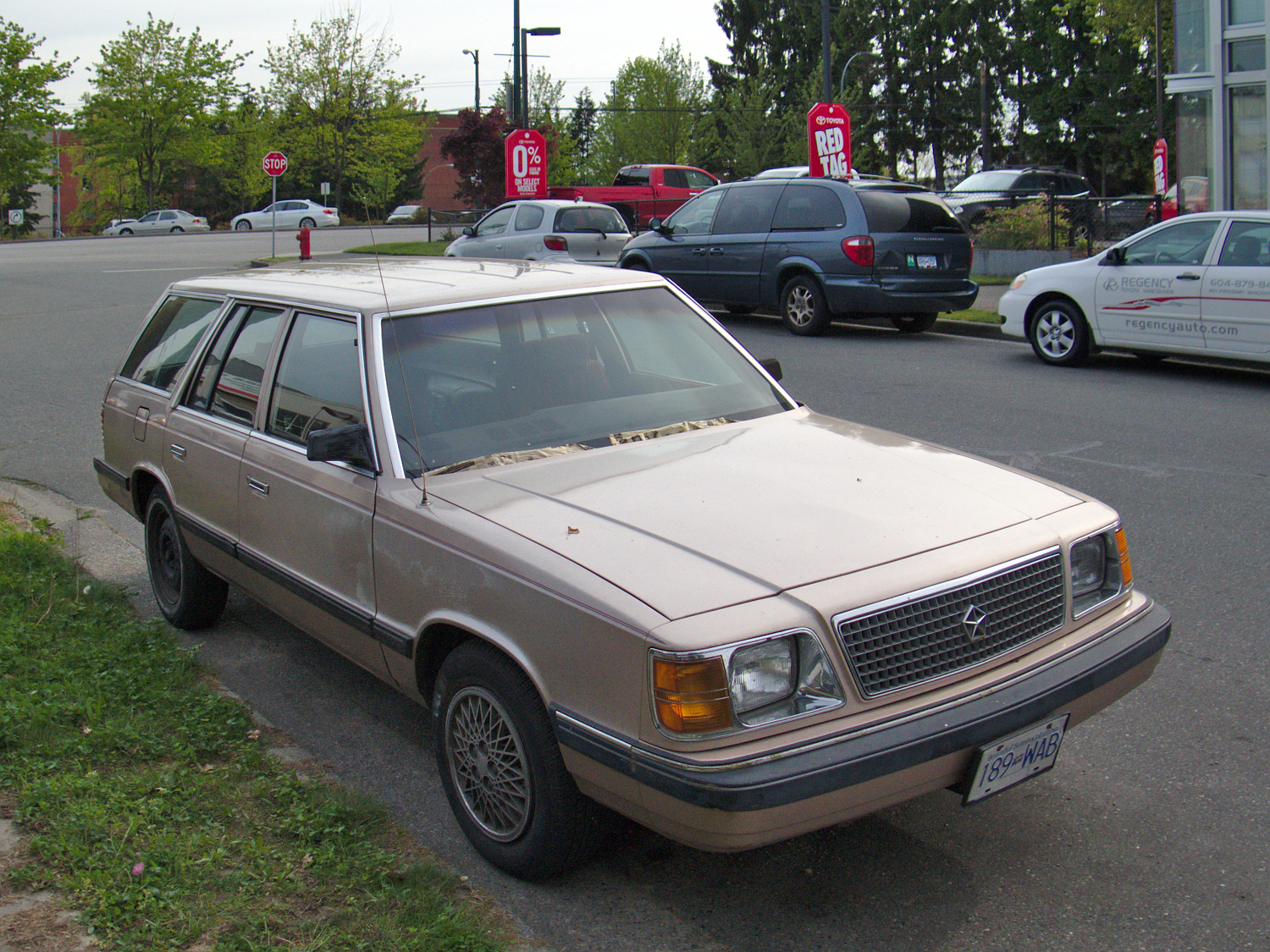 Old Parked Cars Vancouver: 1986 Plymouth Reliant Wagon