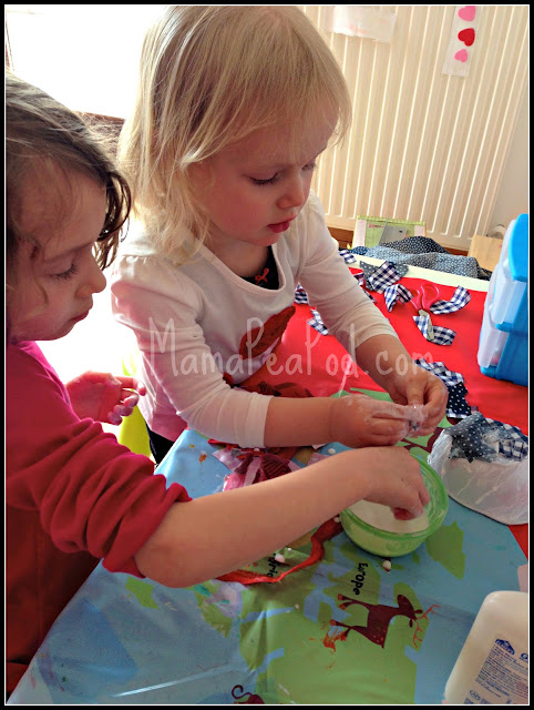 Mama Pea Pod: {Fabric Maché Bowls}