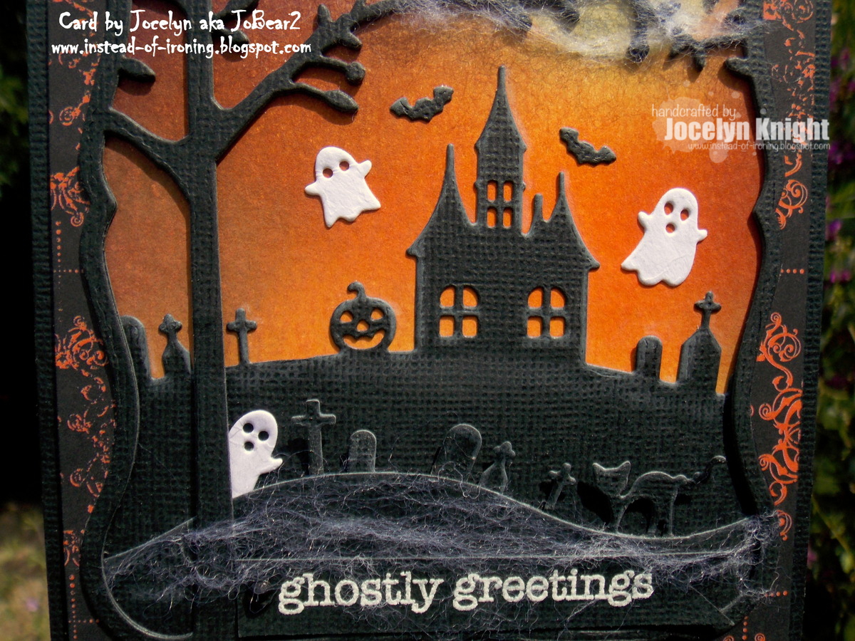 Instead of Ironing Blogspot: Spooky Halloween Greetings card
