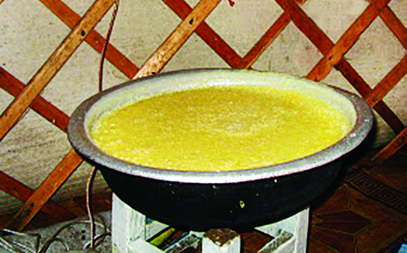 Urum - Өрөм "White butter", clotted cream | Mongolian cuisine