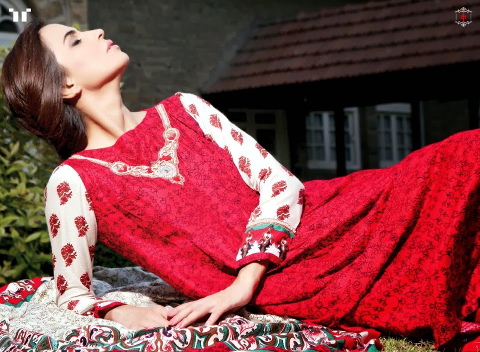 House of Ittehad Royal Embroidered Linen Collection 2014/15 | Royal ...