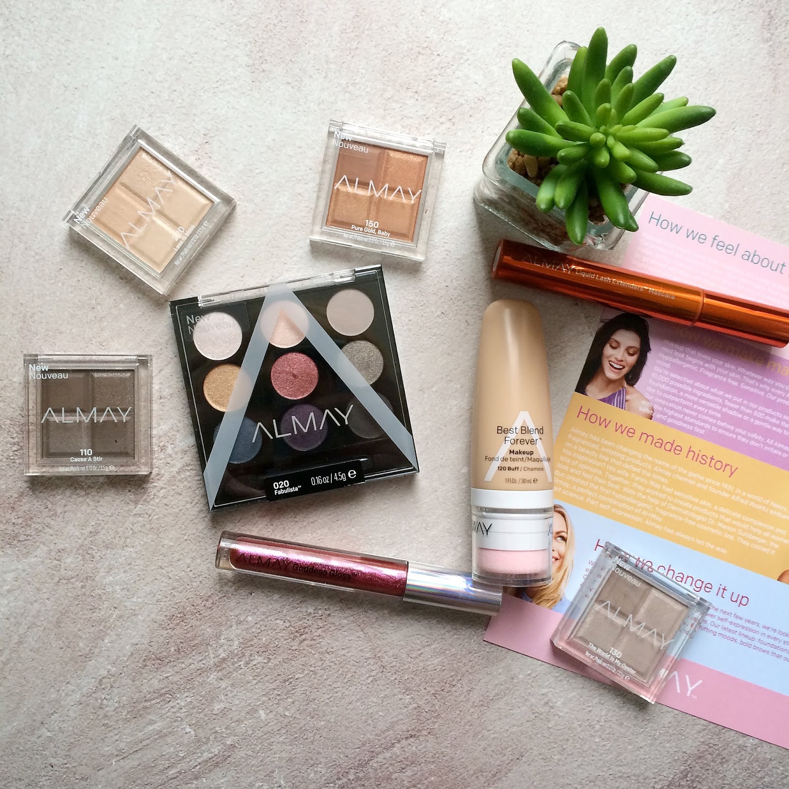 {Review} Some New Almay Products on my Beauty Desk