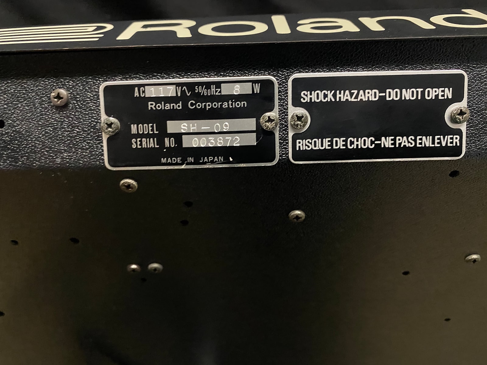 MATRIXSYNTH: Steve Linsey’s Roland Synthesizer 09 SN 003872