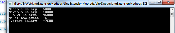 Learn Net Framework Linq Aggregate Functions