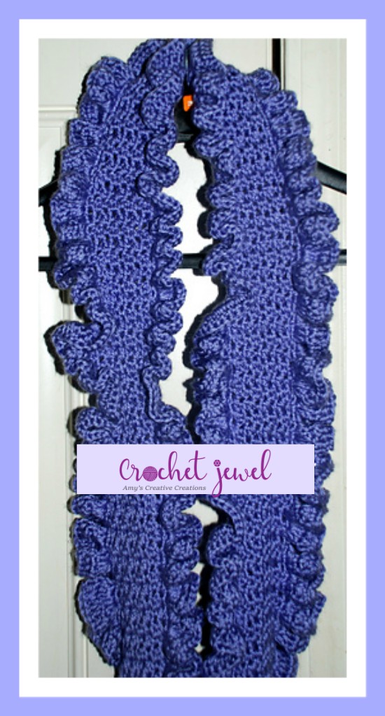 Amy's Crochet Creative Creations: Crochet Ruffle Scarf