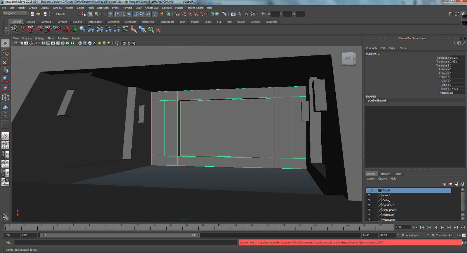 The Unified Projects ANI113205/7-13: DE Maya Prototype 2