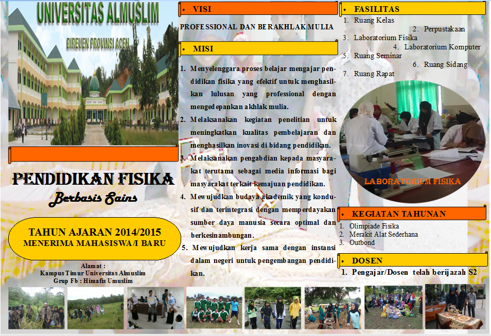 Gule Rampoe (Campur-Campur): Brosur Program Studi Pendidikan Fisika ...
