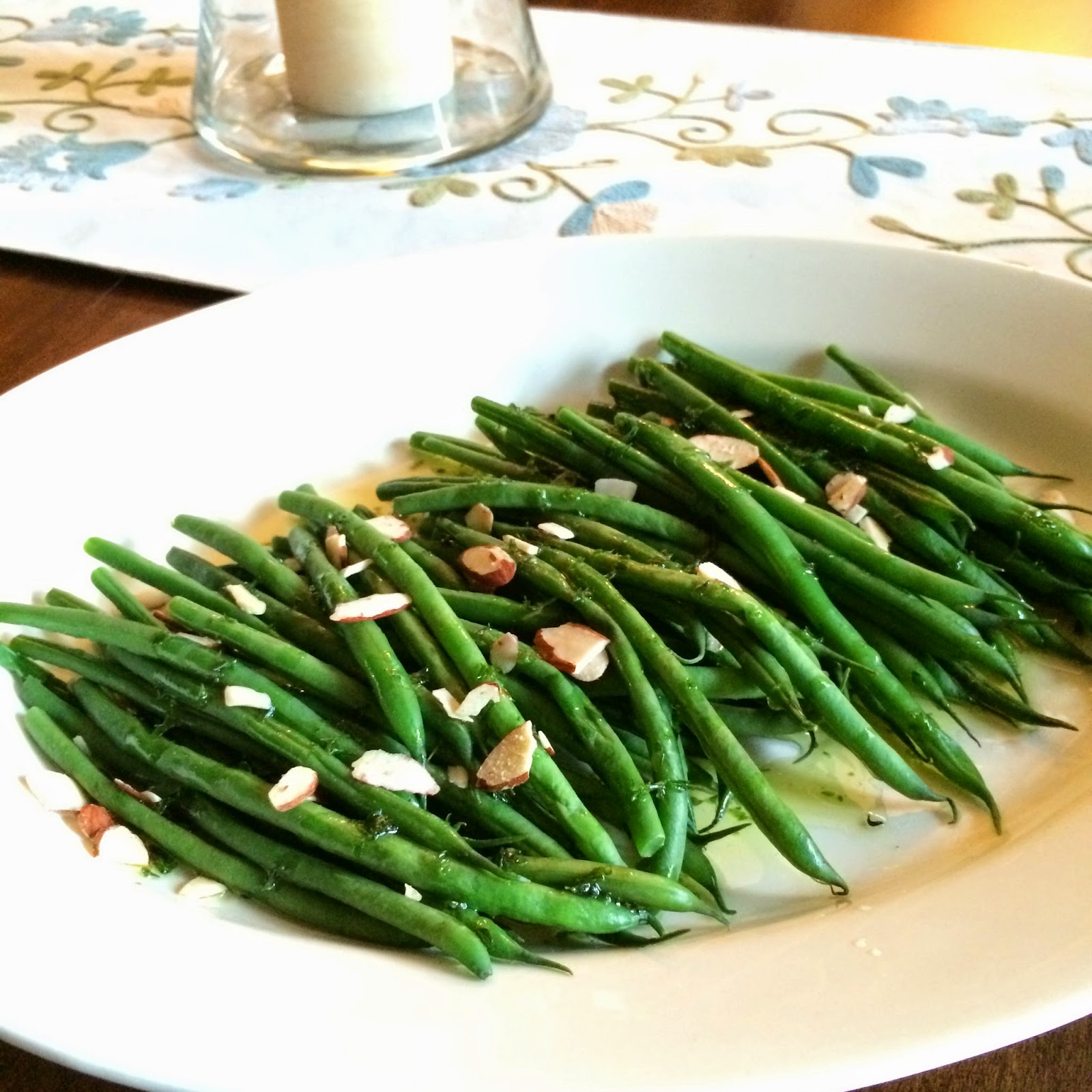 Food Impressions: Haricot Verts with Almonds and Lemon