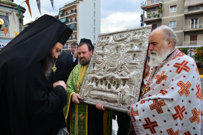 ΥΠΟΔΟΧΗ ΤΗΣ ΙΕΡΑΣ ΕΙΚΟΝΑΣ ΤΗΣ ΑΓΙΑΣ ΖΩΝΗΣ ΑΠΟ ΤΗΝ ΒΛΑΜΑΡΗ ΣΑΜΟΥ ...